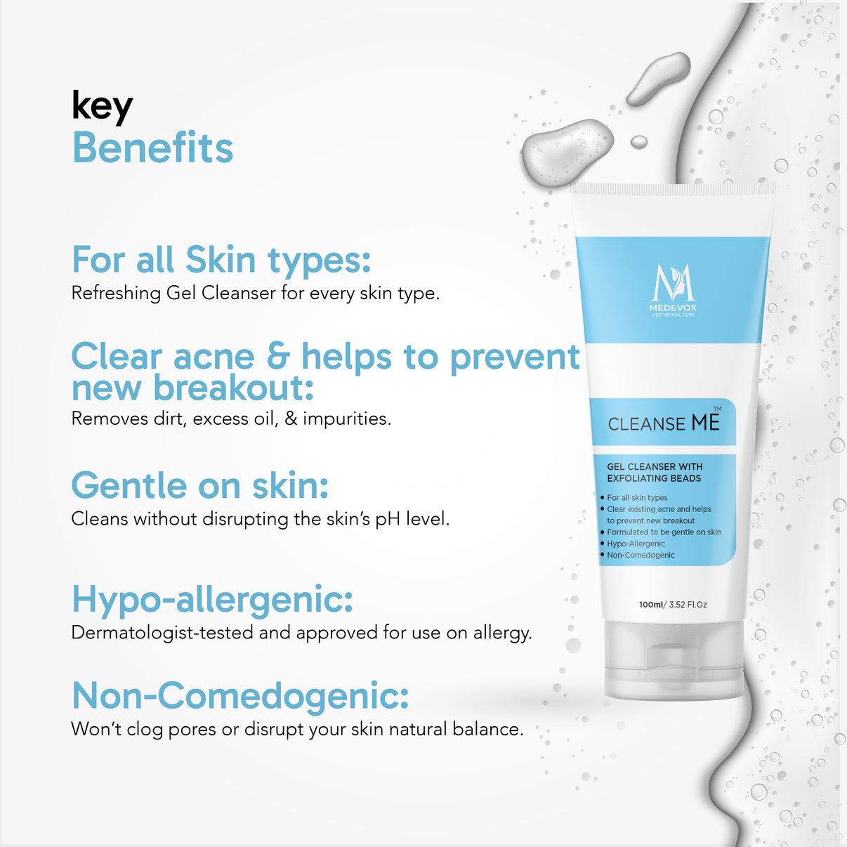 CLEANSE ME | Gentle Daily Facial Cleanser – Medevox